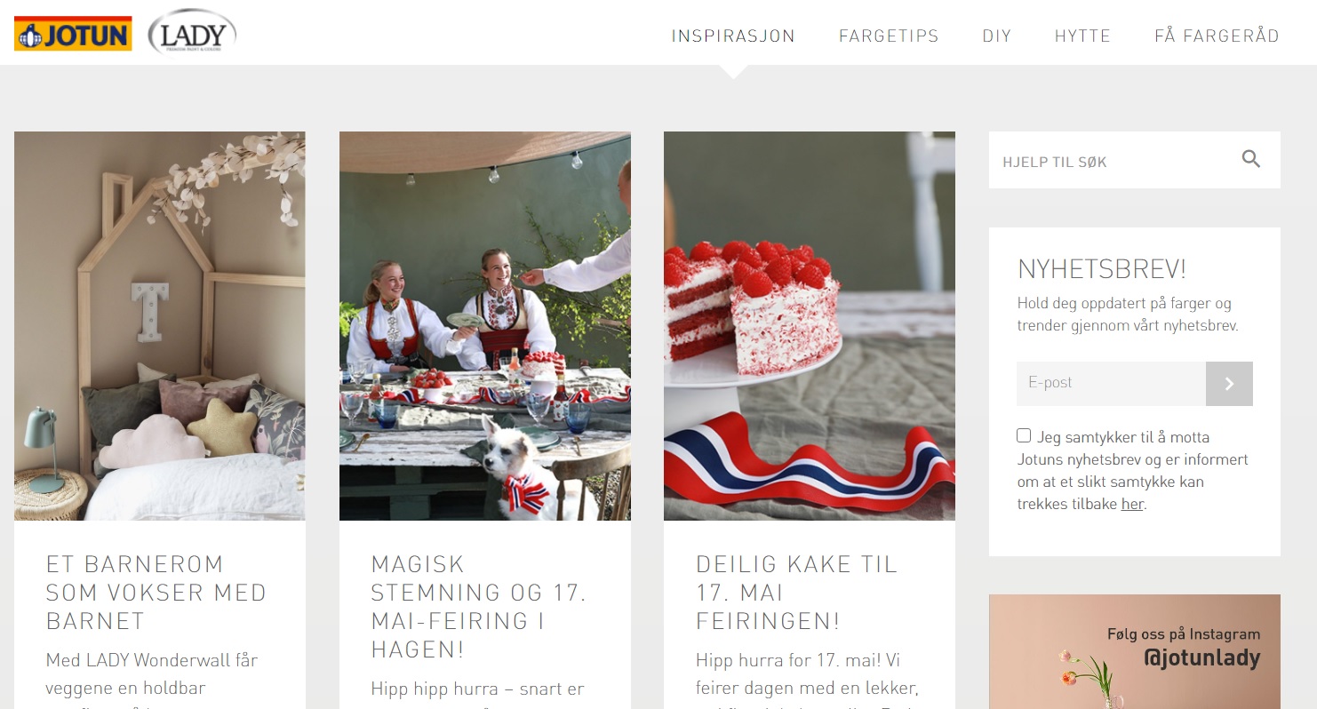 Tips og inspirasjon til hjemmet